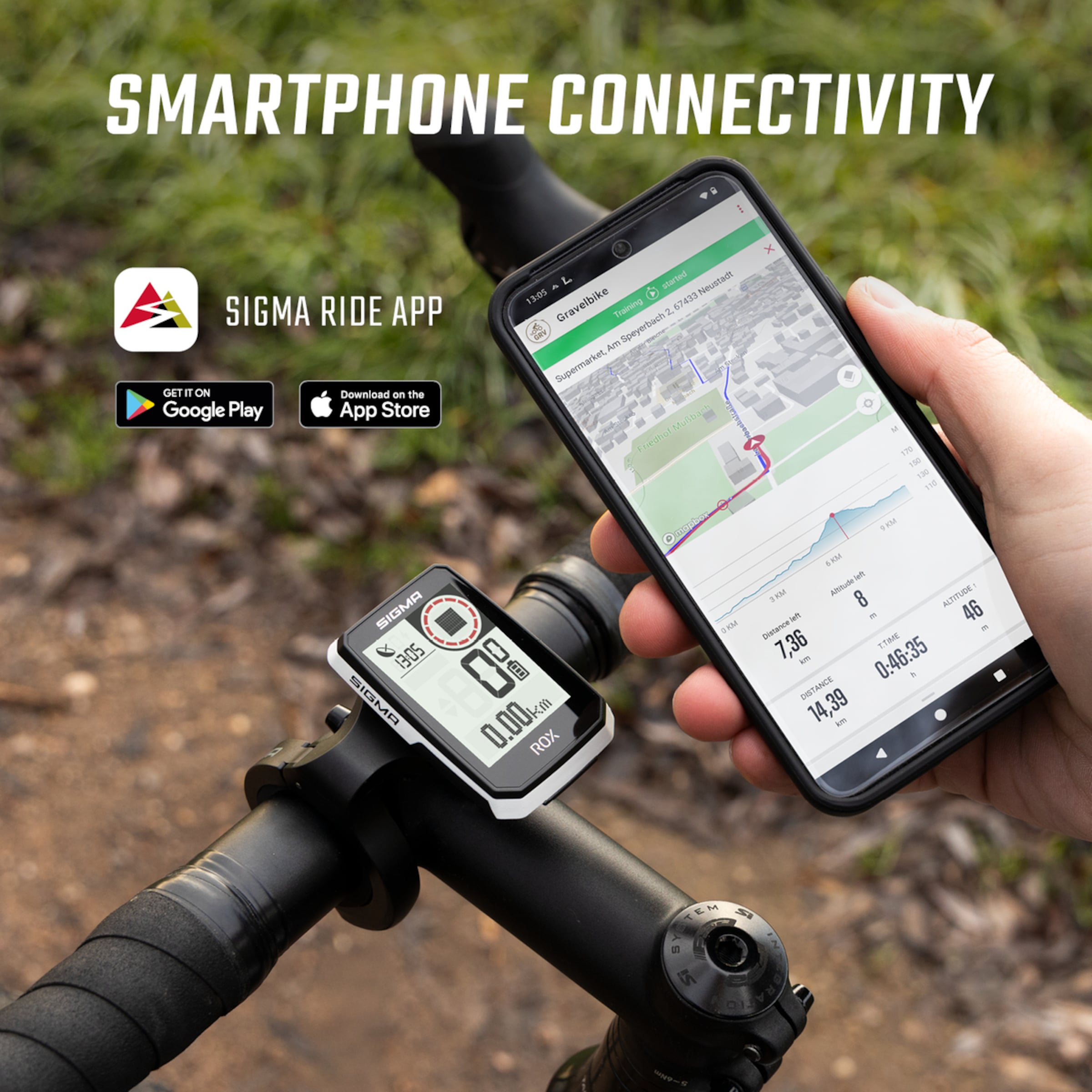 Sigma ROX 2.0 Endurance gps-fietscomputer nu bestellen | ROSE Bikes