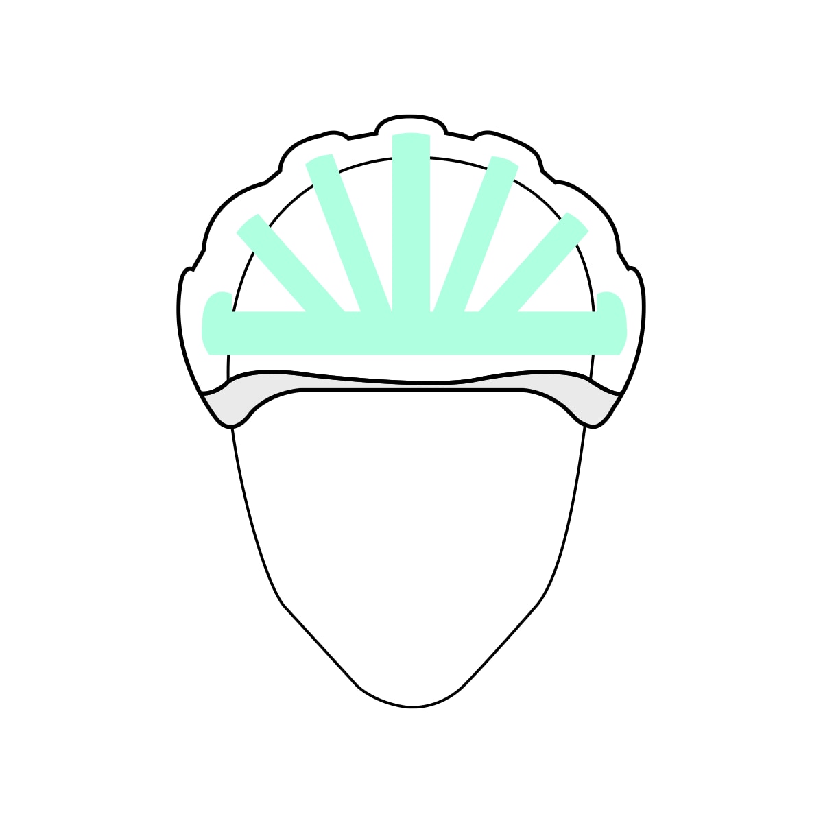 Shop Replacement Helmet Pad Set for I-VO 2 MIPS from 2026 now | ROSE Bikes